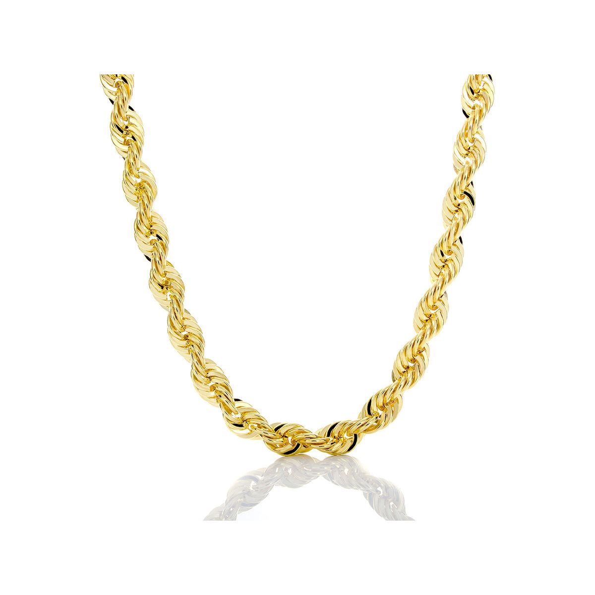 CHAIN GY 10K 24 INCH LASER ROPE LINK CHAIN – Ryan Jewellers